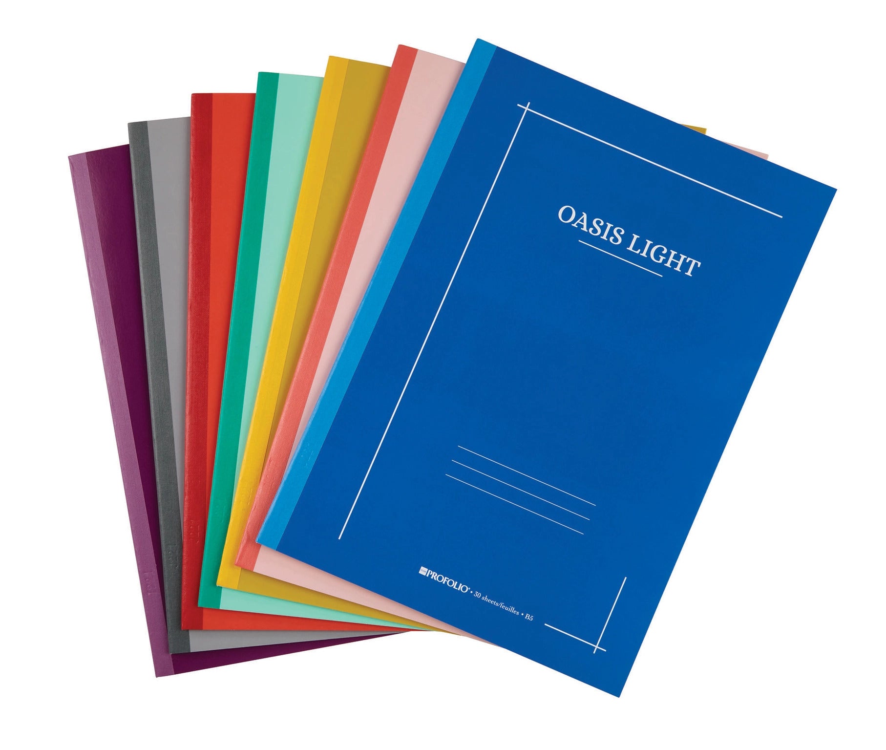 ProFolio Oasis Light Notebook (B5) – Bottle and Plume